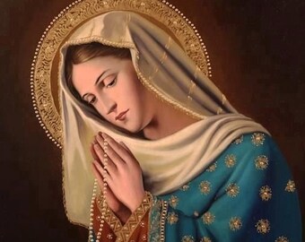 Our Lady of Sorrow V39 Poster Print Art Home Wall Decor Catholic ...