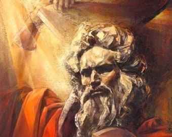 Moses V14 Poster Print Art Home Wall Decor Catholic Painting - Etsy