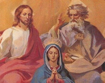 Holy Trinity V11 Poster Print Art Home Wall Decor Catholic Painting - Etsy