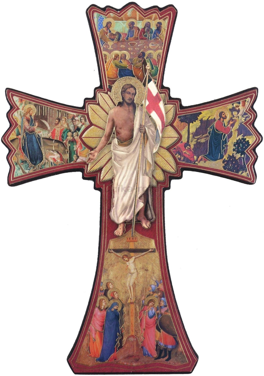Christ on the Cross V3 Poster Print Art Home Wall Decor Catholic ...