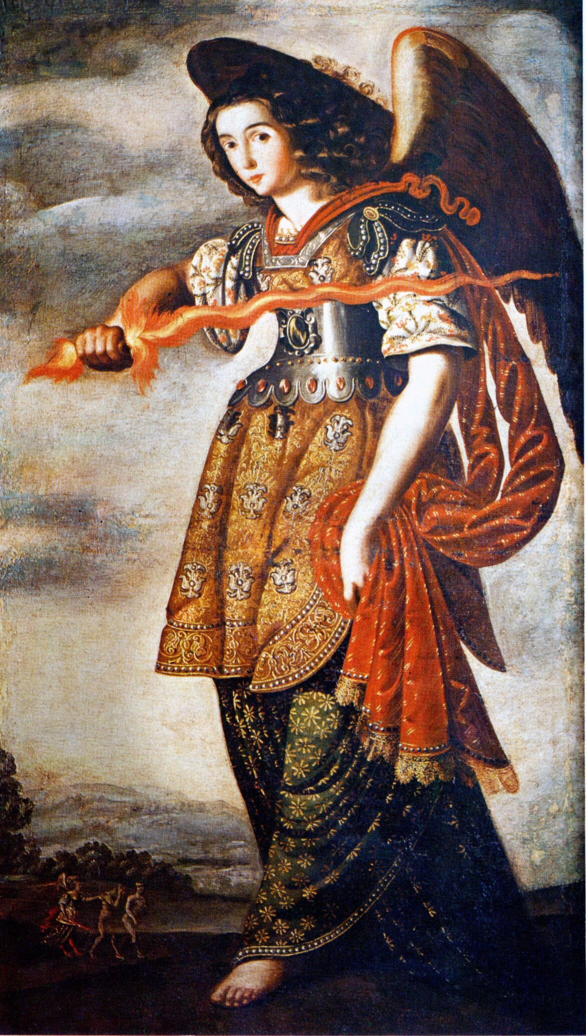 Saint Uriel the Archangel V5 Poster Print Art Home Wall Decor Catholic ...