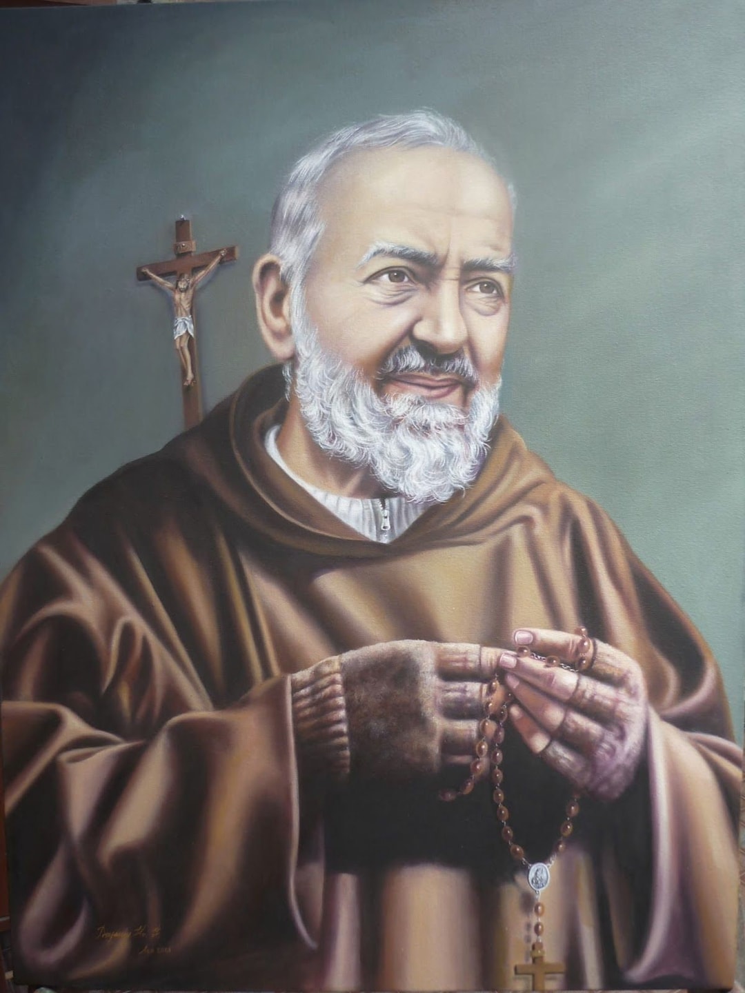 Padre Pio V6 Poster Print Art Home Wall Decor Catholic Painting - Etsy