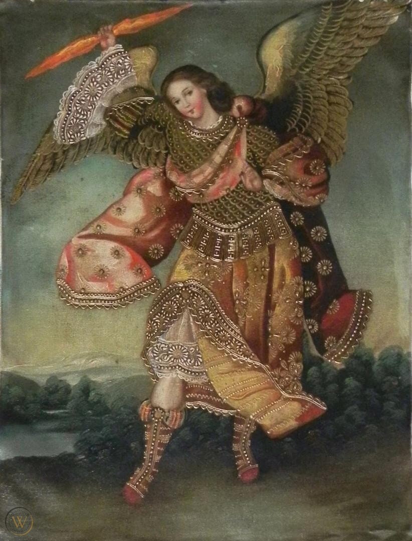 Saint Uriel the Archangel V4 Poster Print Art Home Wall Decor Catholic ...