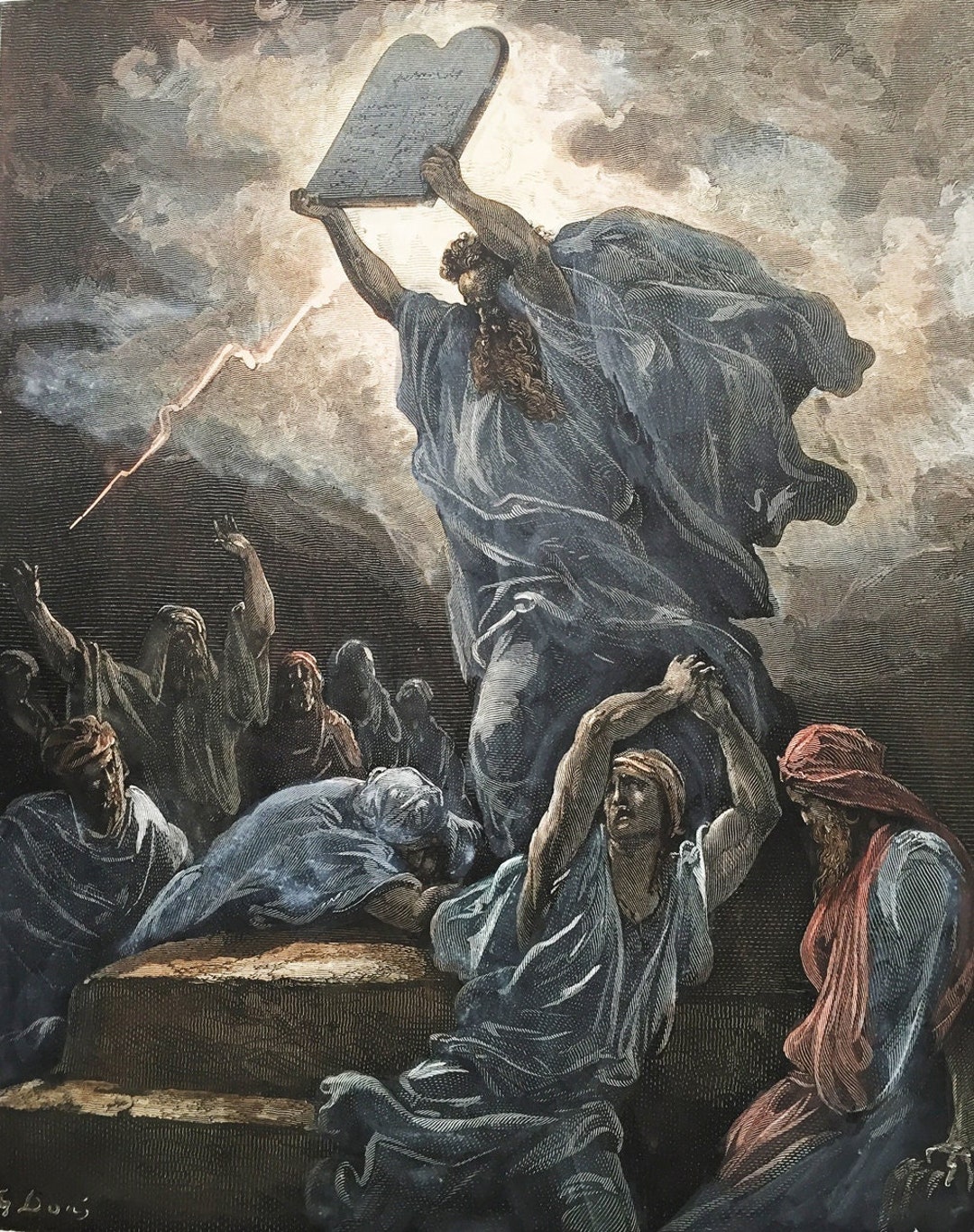 Moses V19 Poster Print Art Home Wall Decor Catholic Painting - Etsy