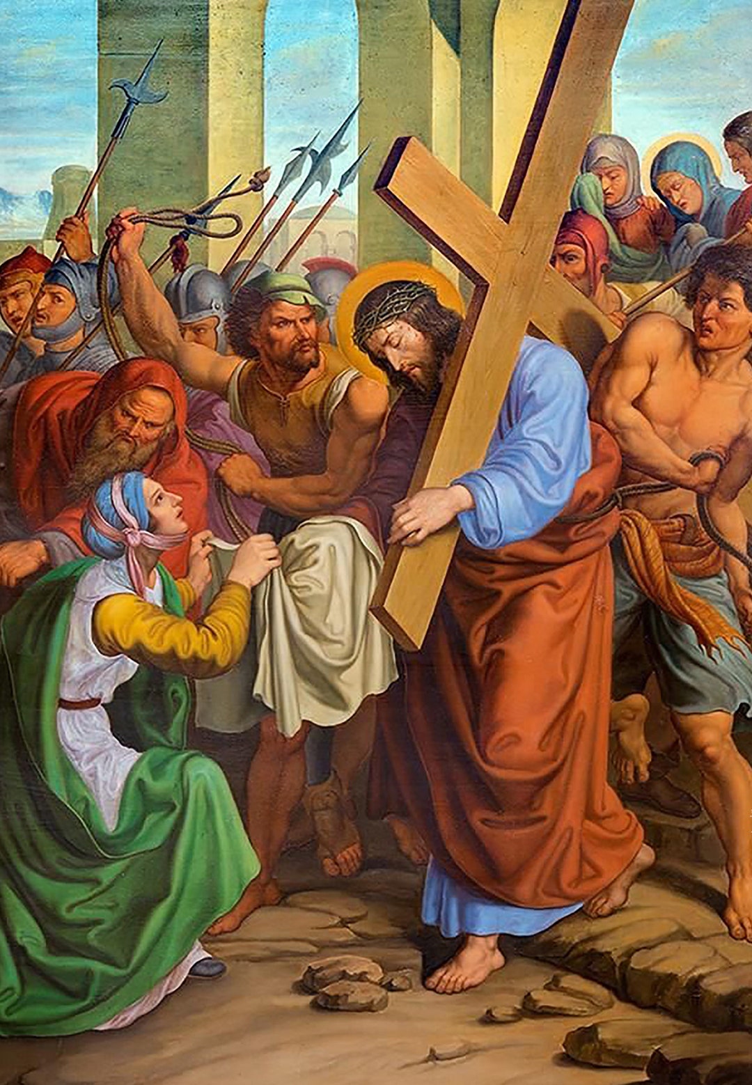 The Way of the Cross V3 Poster Print Art Home Wall Decor Catholic ...