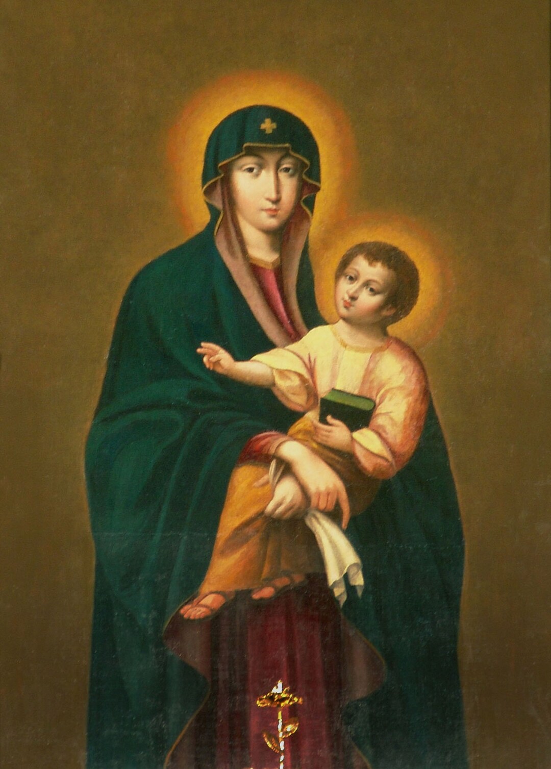 Mary Mother of God Snow Queen Family V1 Poster Print Art Home Wall ...