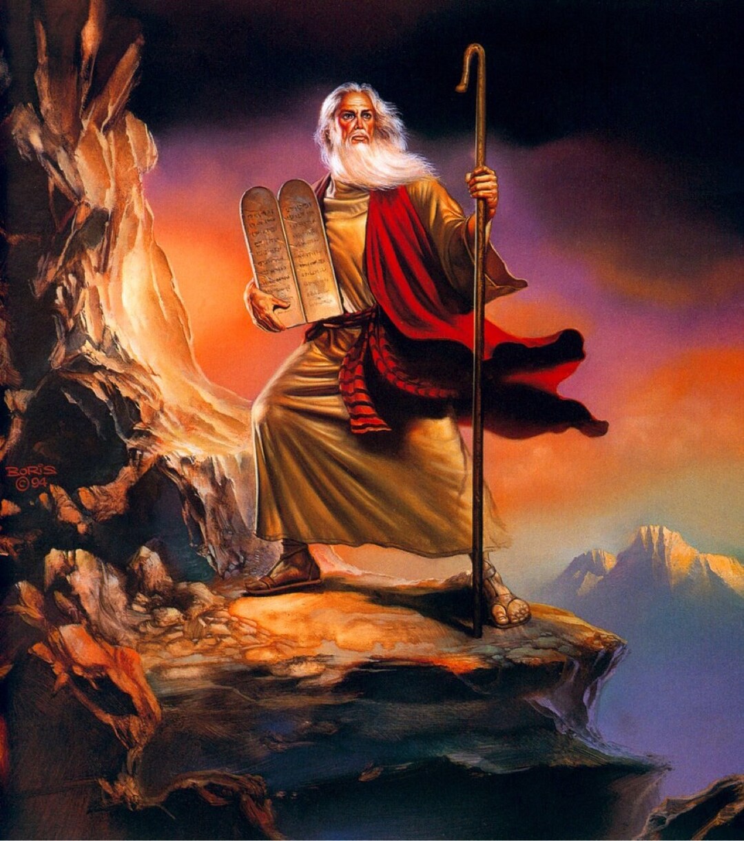 Moses V2 Poster Print Art Home Wall Decor Catholic Painting - Etsy