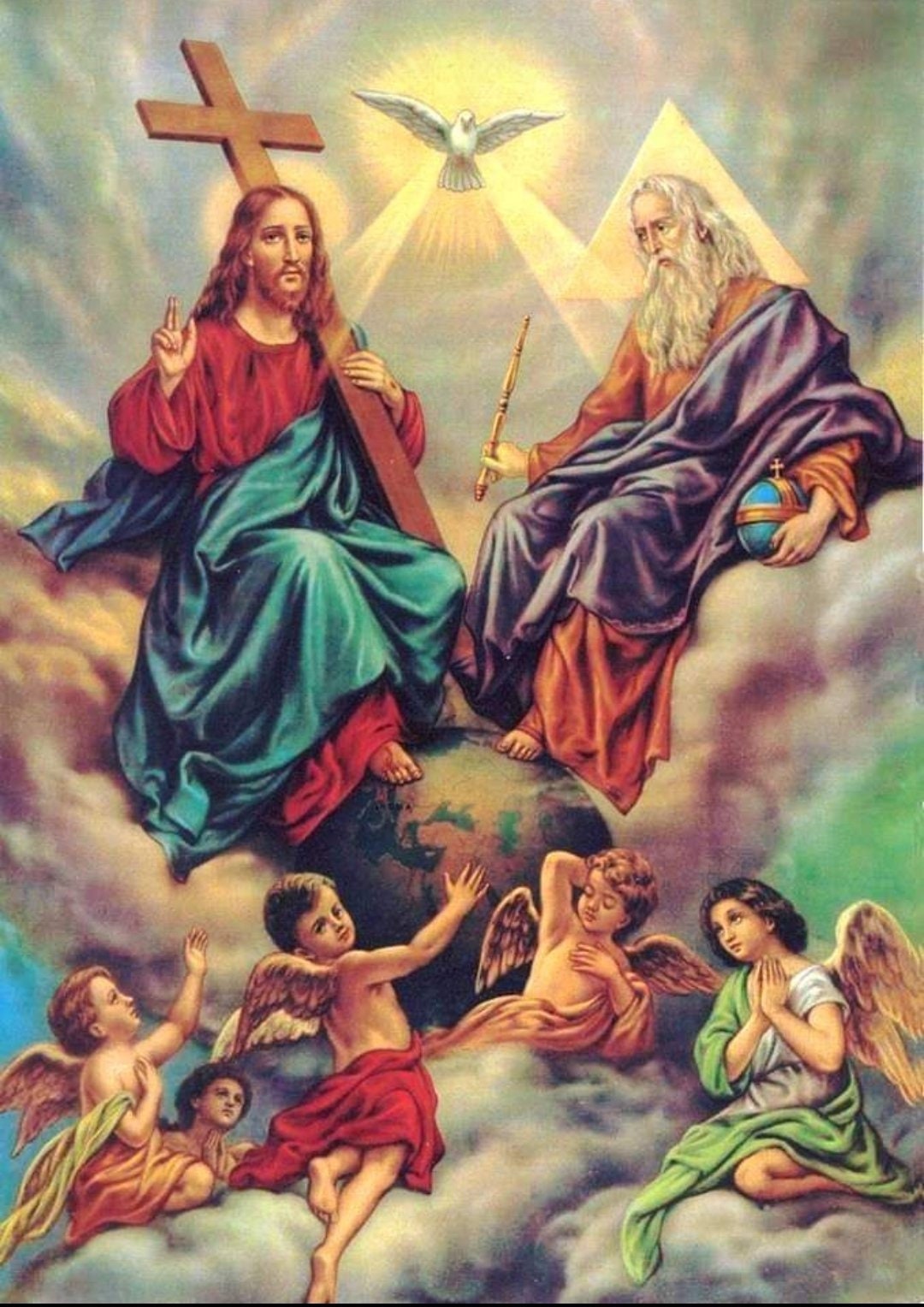Holy Trinity V1 Poster Print Art Home Wall Decor Catholic Painting - Etsy