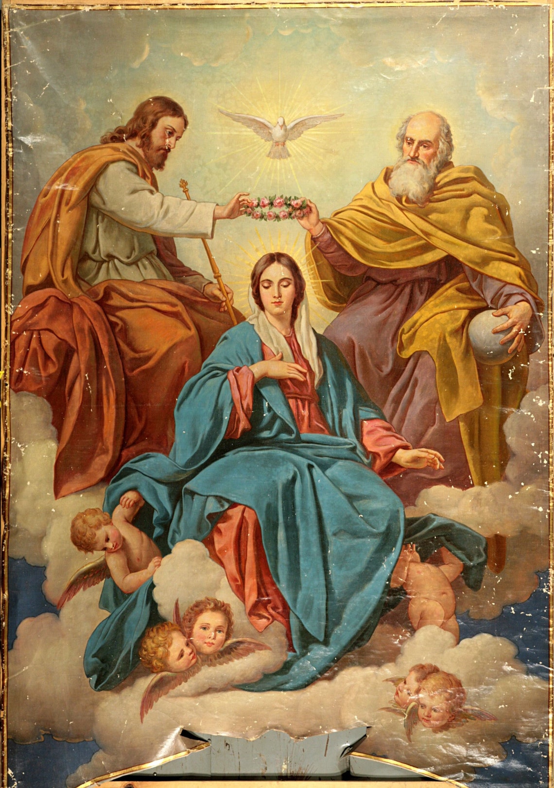 Holy Trinity V14 Poster Print Art Home Wall Decor Catholic Painting - Etsy