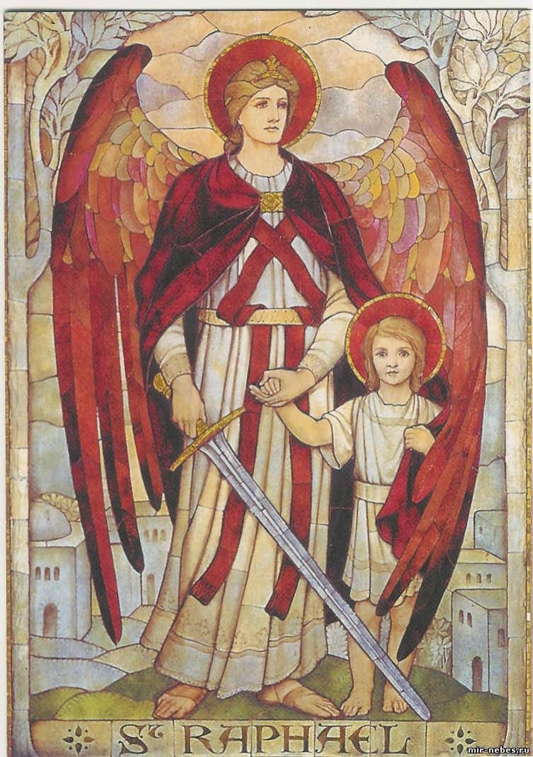 Saint Raphael the Archangel V3 Poster Print Art Home Wall Decor ...