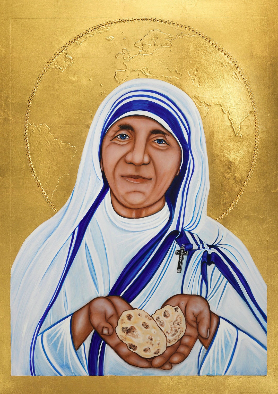 Saint Teresa of Calcutta, Mother Teresa V1 Poster Print Art Home Wall ...