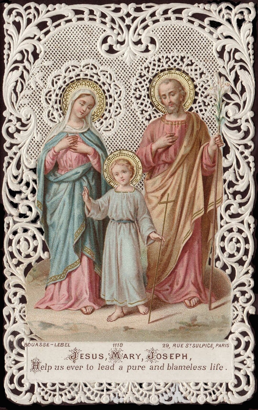 Saint Family V34 Poster Print Art Home Wall Decor Catholic Painting - Etsy