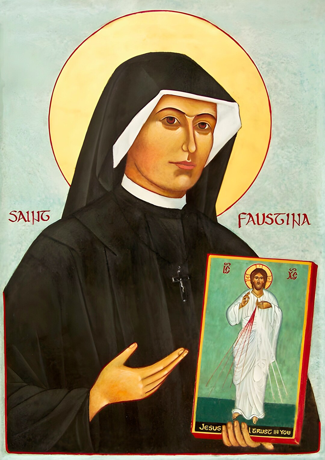 Maria Faustyna Kowalska of the Blessed Sacrament V3 Poster - Etsy