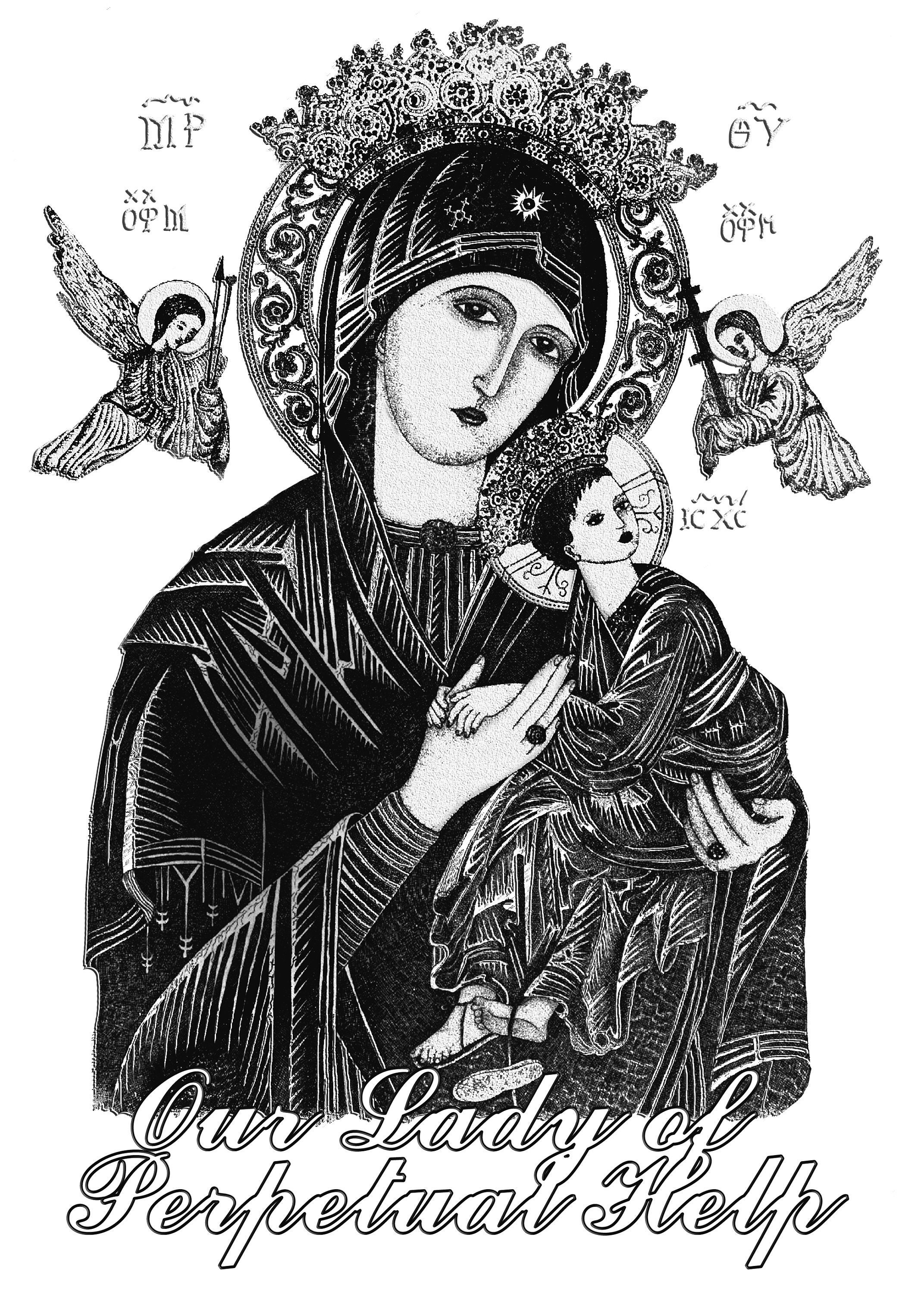 Our Lady of Perpetual Help V1 Poster Print Art Home Wall Decor - Etsy