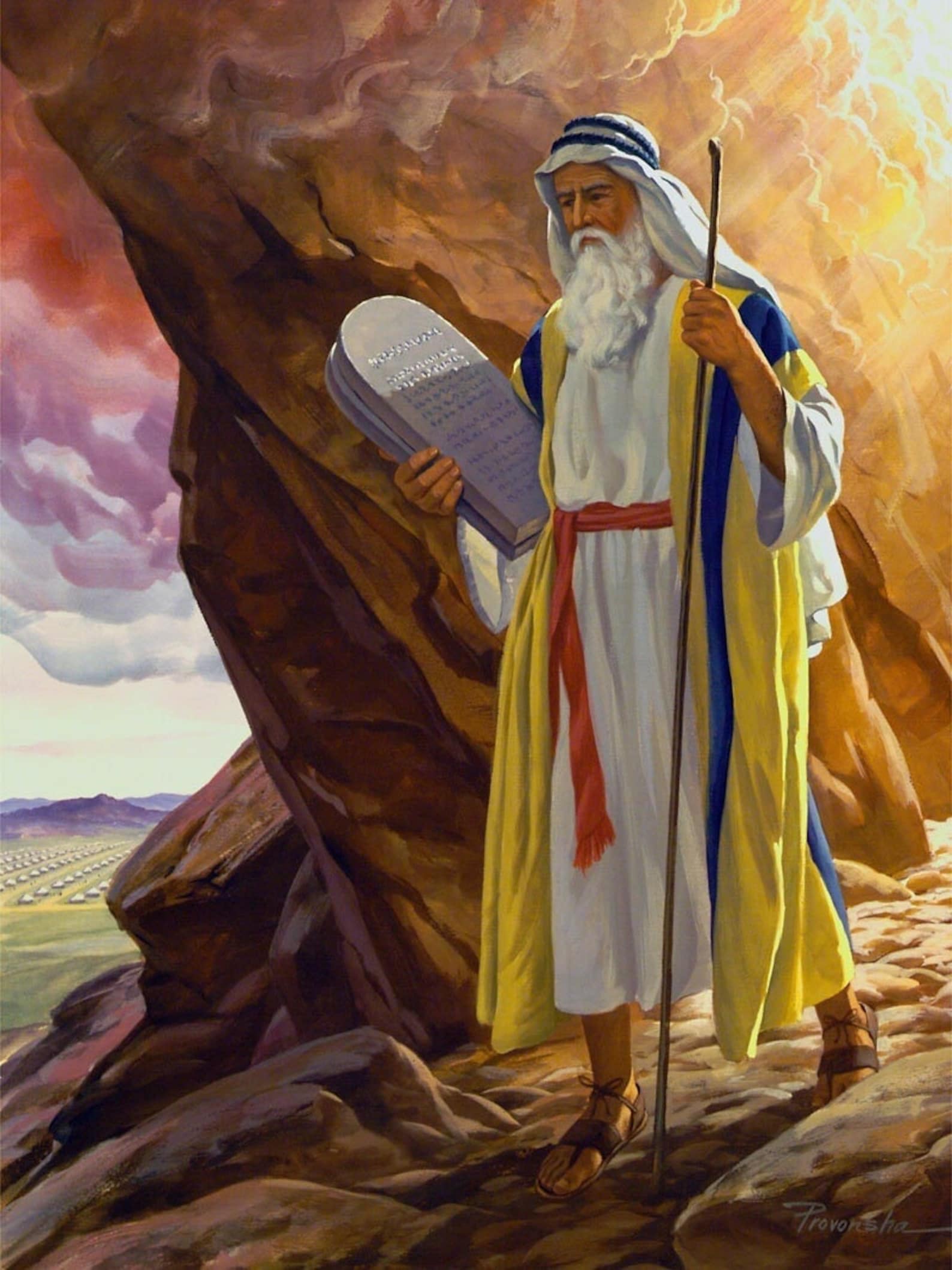 Moses V15 Poster Print Art Home Wall Decor Catholic Painting - Etsy