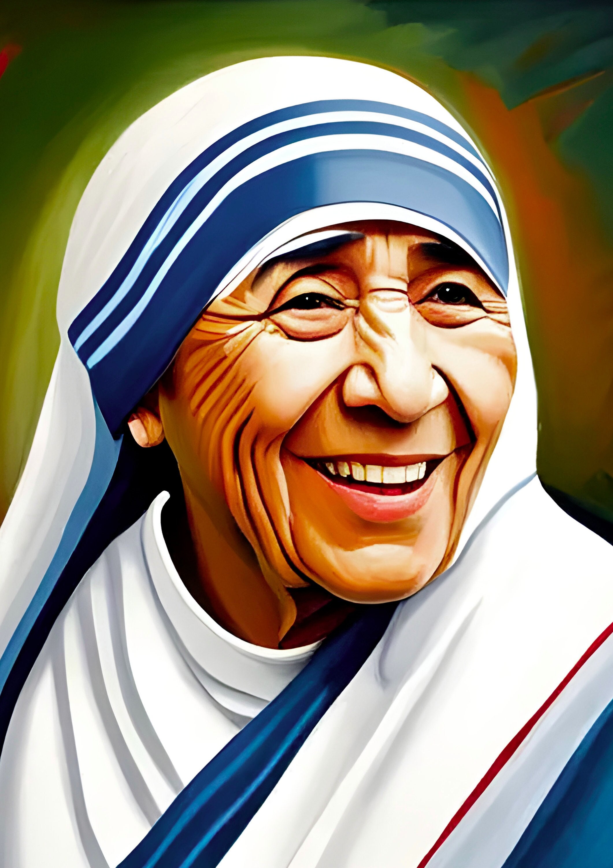 Saint Teresa of Calcutta Mother Teresa V9 Poster Print Art - Etsy