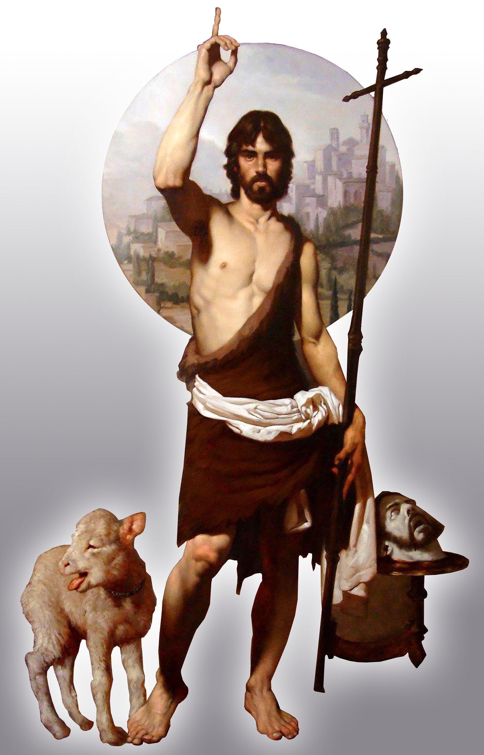 John the Baptist V1 Poster Print Art Home Wall Decor Catholic Painting ...