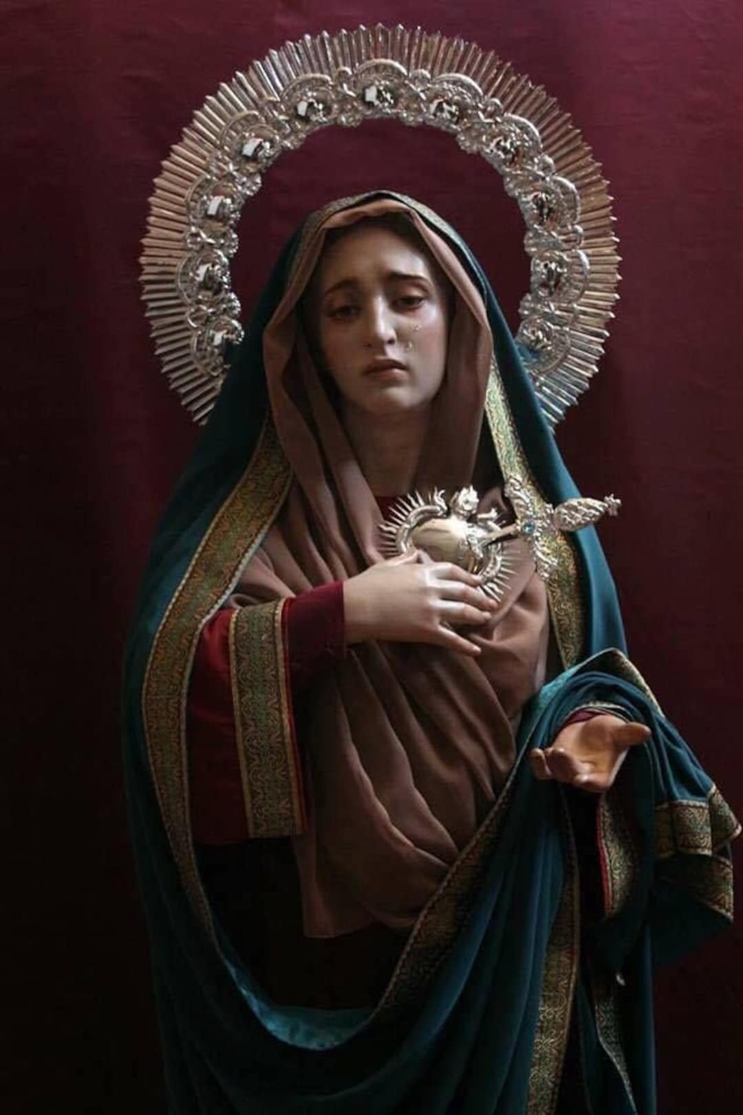 Our Lady of Sorrow V37 Poster Print Art Home Wall Decor Catholic ...