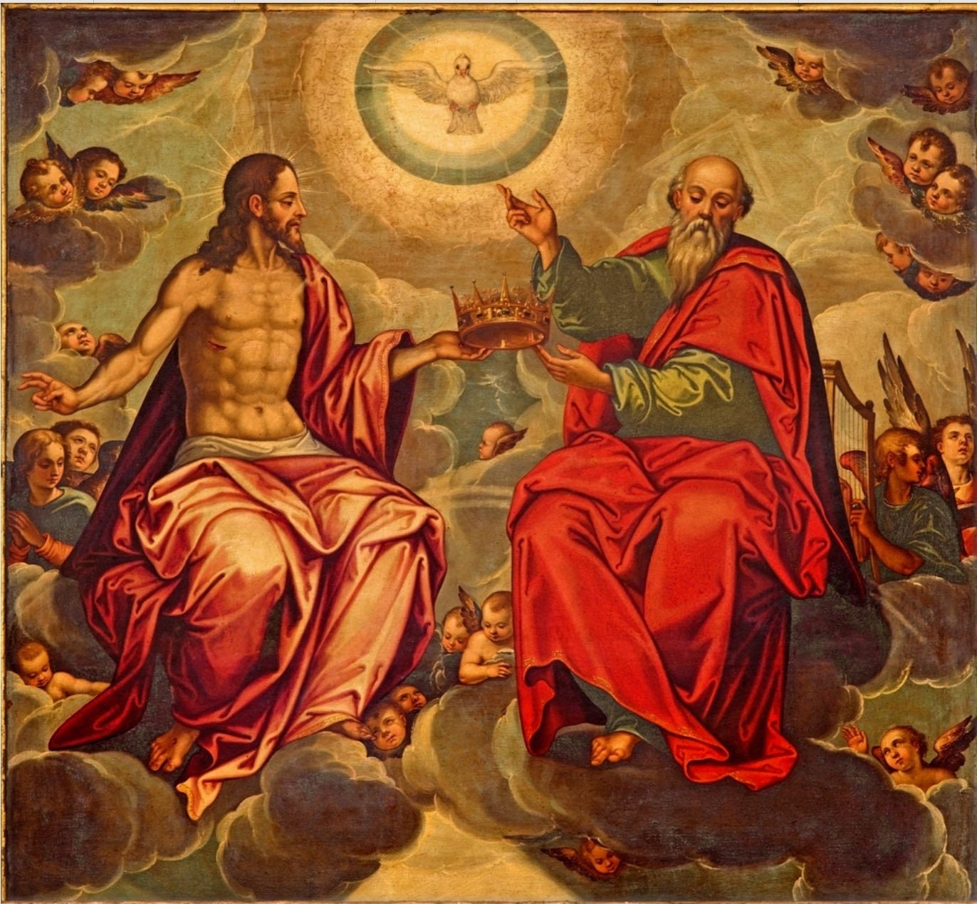 Holy Trinity V7 Poster Print Art Home Wall Decor Catholic Painting - Etsy