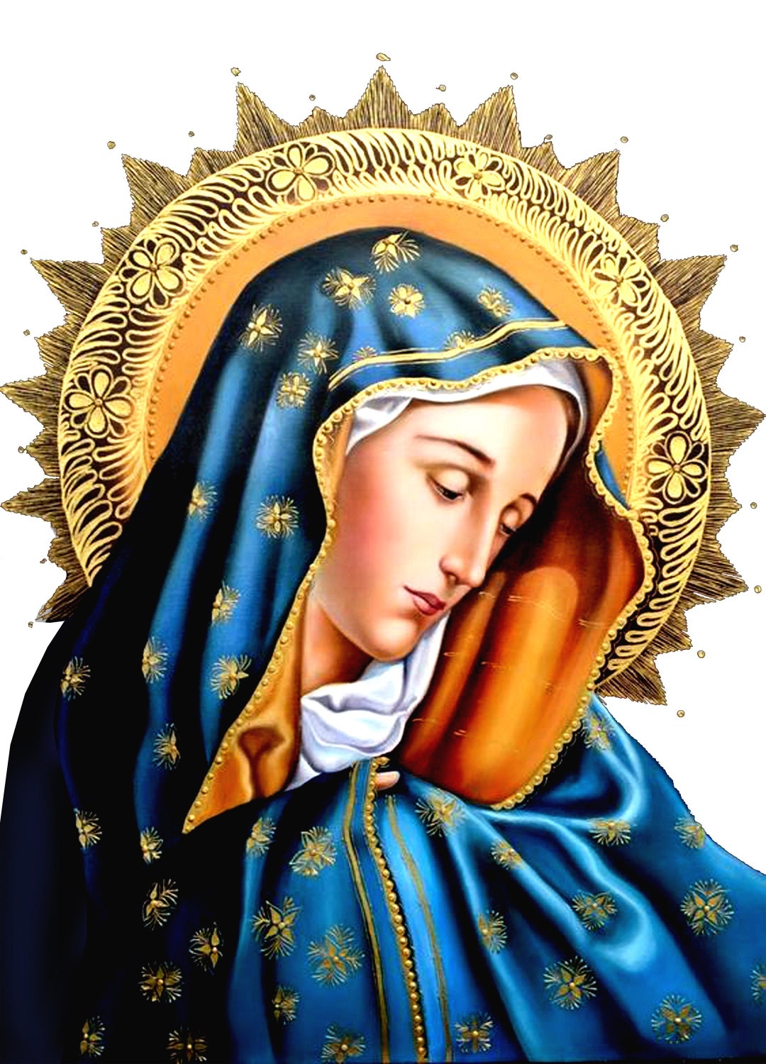 Blessed Mother Mary Madonna V1 Poster Print Art Home Wall Decor ...