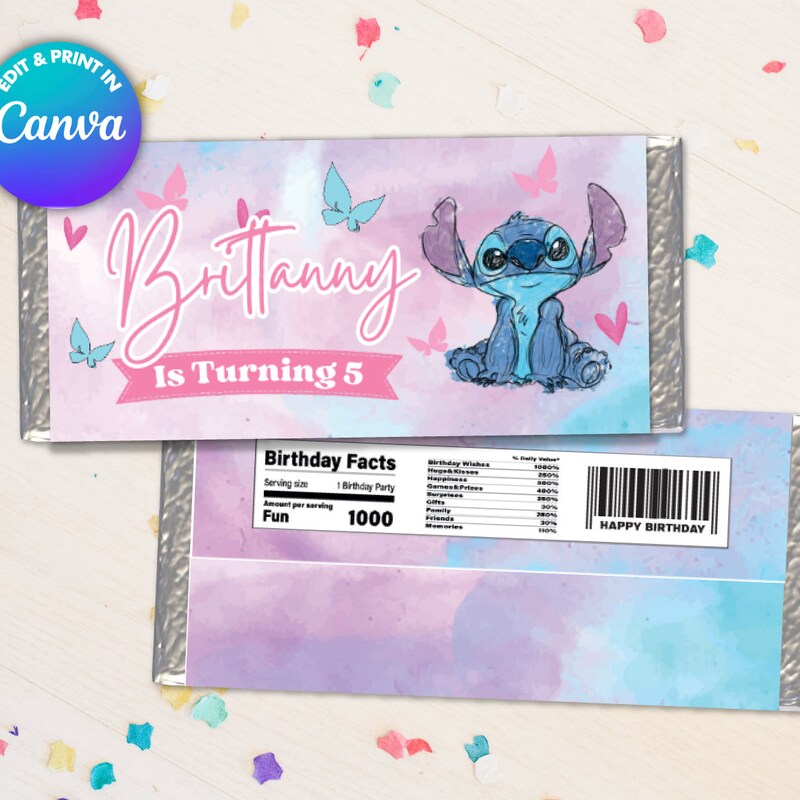 Candy Bar Invitation - Etsy
