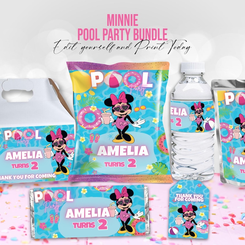 Minnie Summer Party Box - Etsy