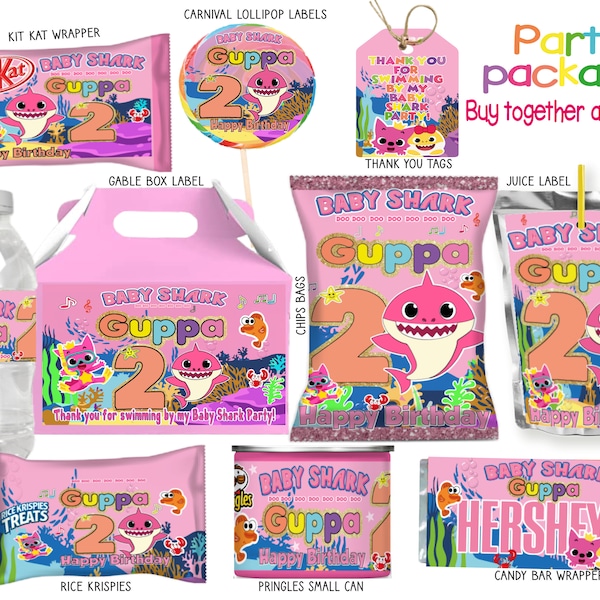 Shark Party Favors - Etsy