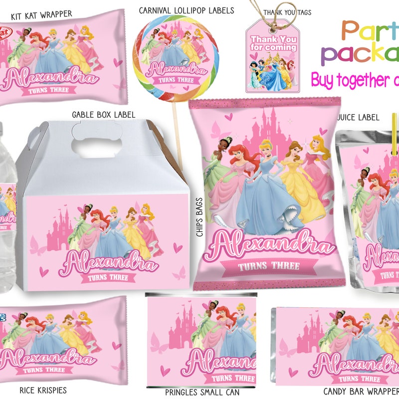 Princess Party Favor - Etsy