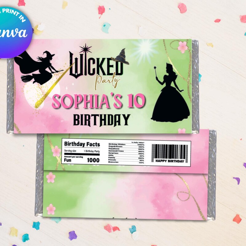 Candy Bar Invitation - Etsy