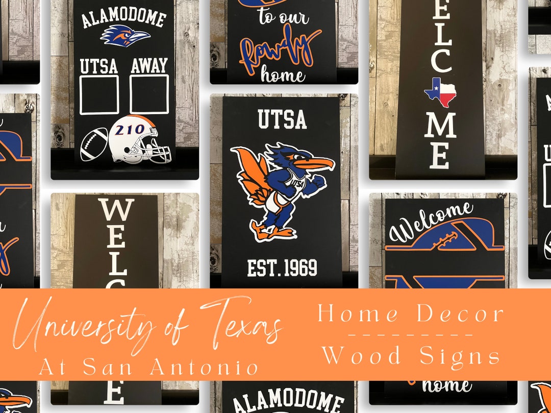 UTSA Signs Retro Rowdy Scoreboards Texas Welcome and More - Etsy