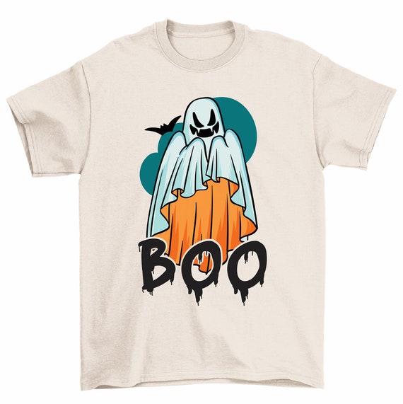 Boo Spooky Ghost Spirit Halloween T-shirt Men Women - Etsy
