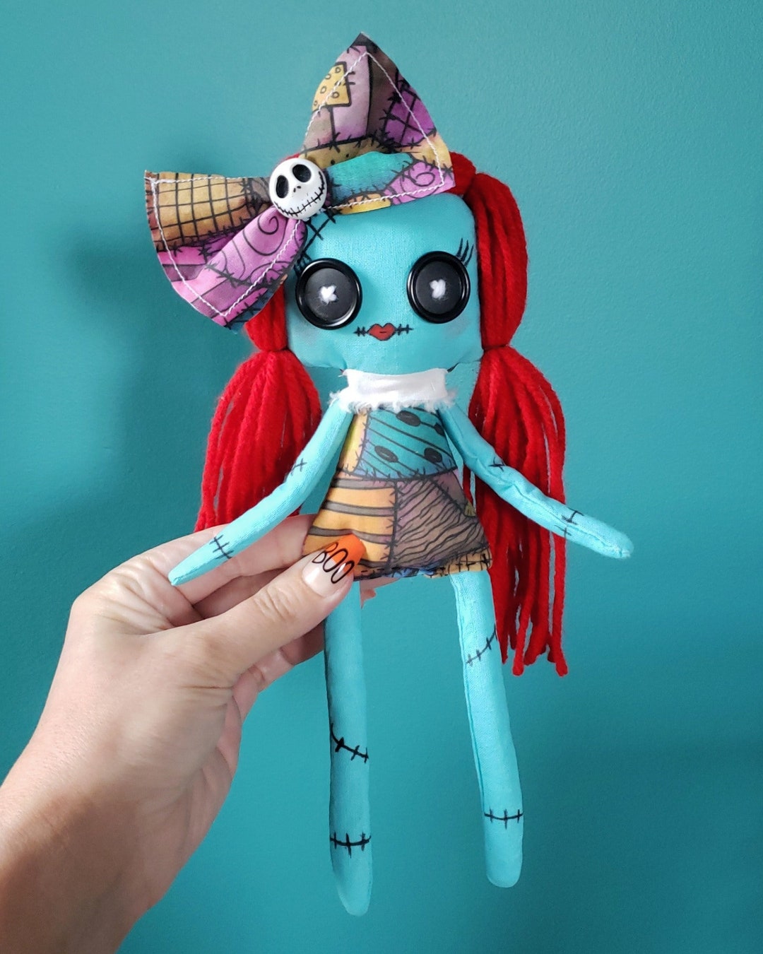 Sally Rag Doll, Ragdoll, Art Doll, Ooak Doll, Button Eyed Doll, Cloth ...