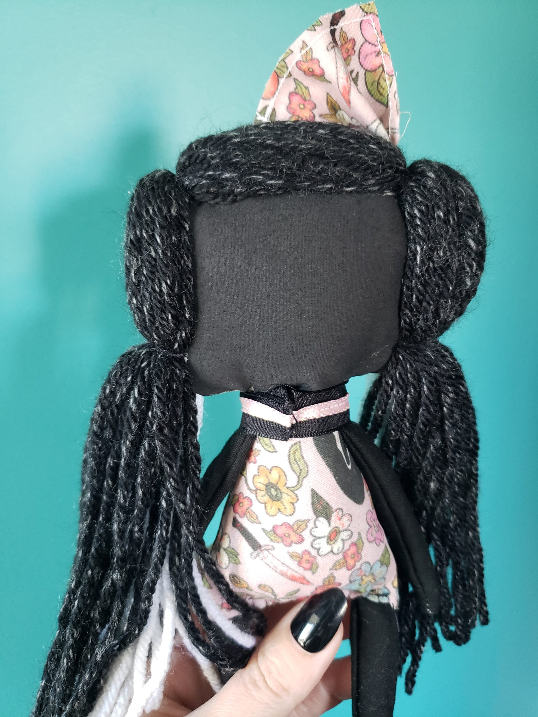 Horror Rag Doll, Ragdoll, Art Doll, Ooak Doll, Button Eyed Doll, Cloth ...