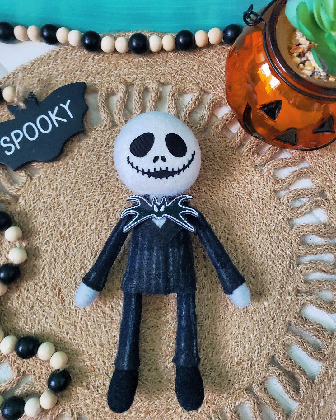 Needle Felted Jack Skellington Doll: Nightmare Before Christmas Plushie ...