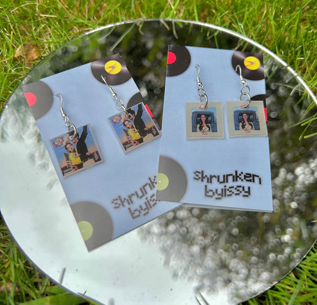 Lana Del Rey Album Cover Aesthetic Earrings - Etsy
