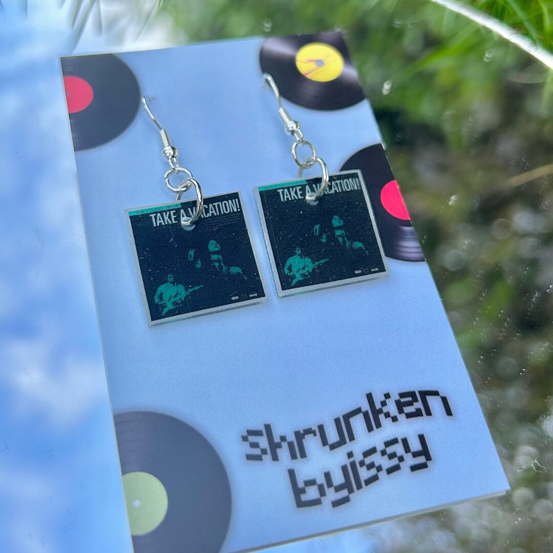 The Young Veins Album Cover Aesthetic Earrings - Etsy