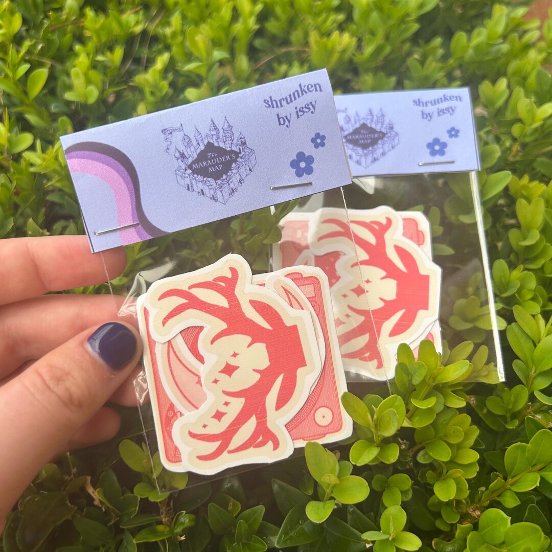 Marauders Vintage Sticker Pack, Harry Potter Themed (3 Stickers) - Etsy