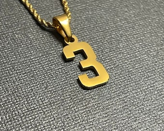 Number 3 Chain - Etsy