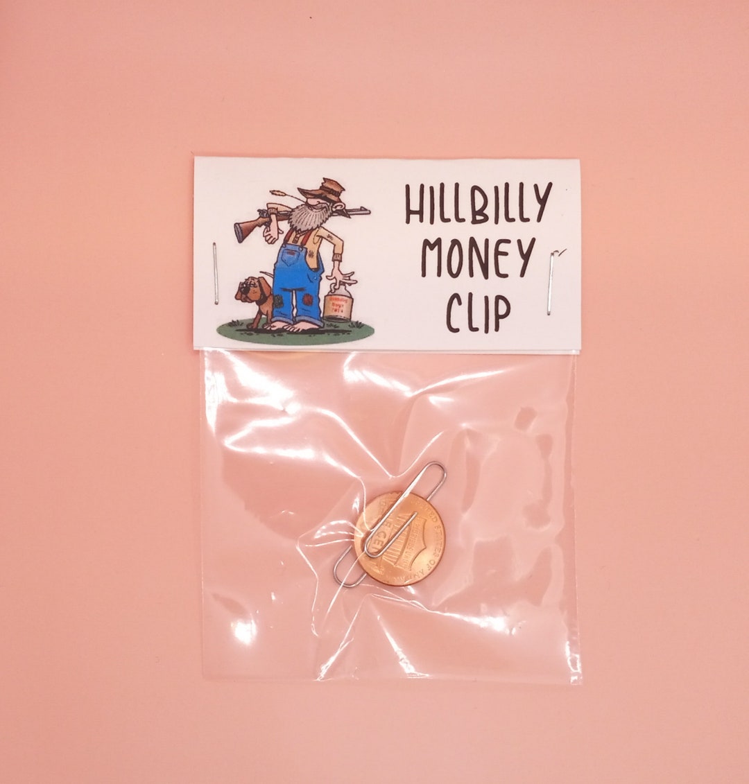 Hillbilly Money Clip, Gag Gifts, Redneck Money Clip, Novelty Gag Gifts ...