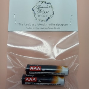 Funny Gift Not Included Battery Gag Gifts; White Elephant; Novelty ...