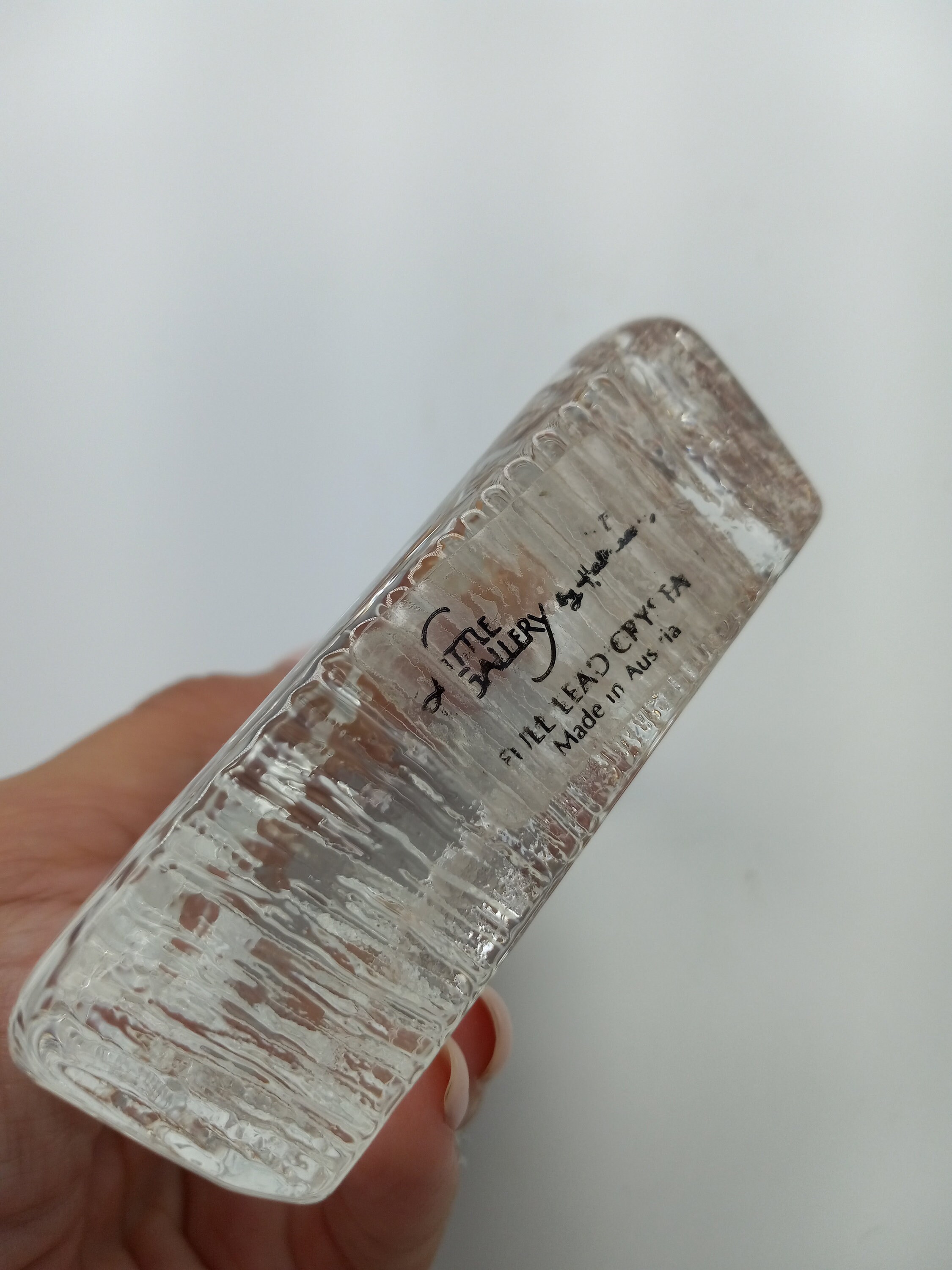 1970's Full Lead Crystal Paperweight Made in Austria Full - Etsy