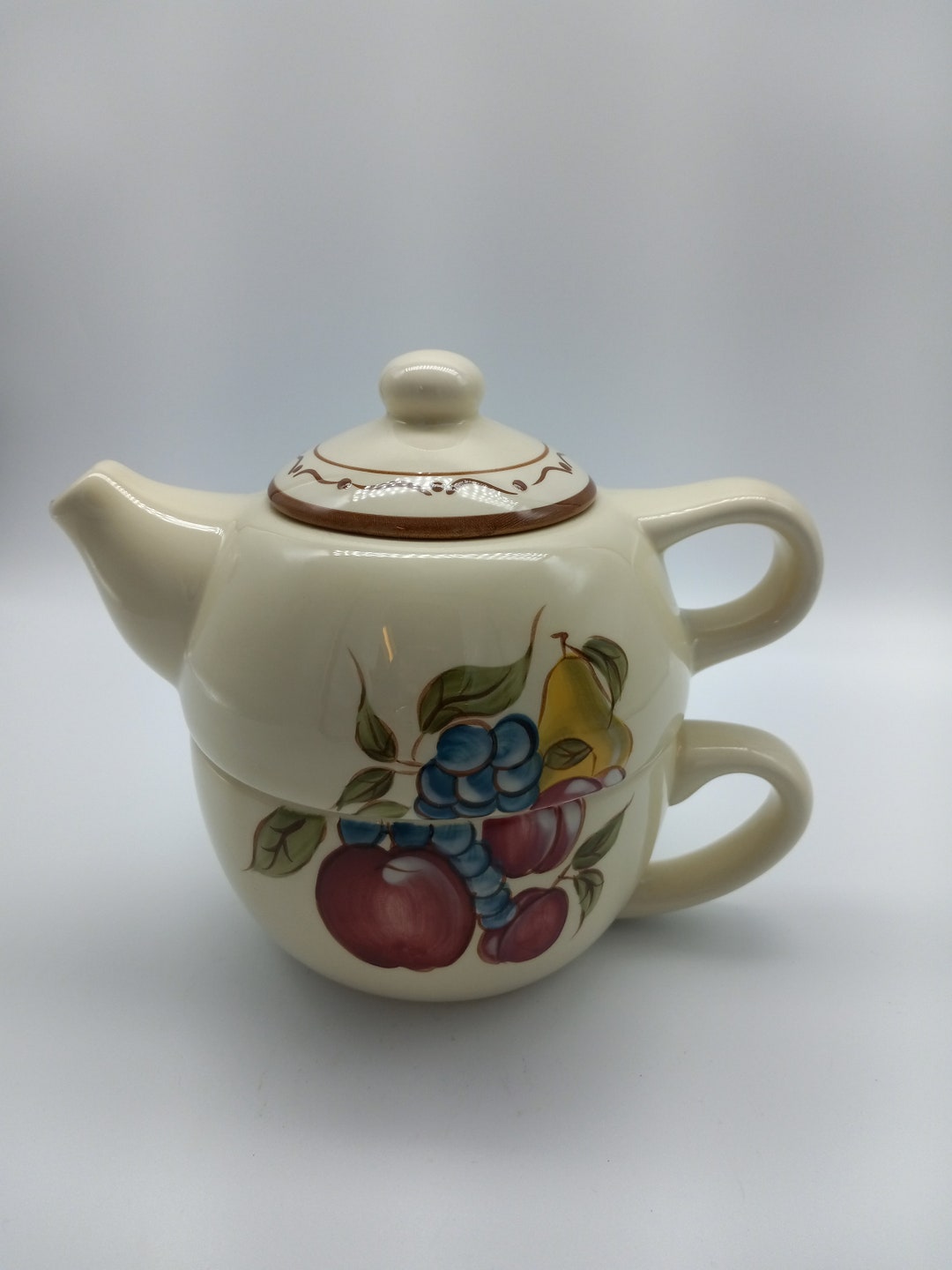 Adorable Vintage Around the Orchard Country Home Farmhouse Style Fruit ...
