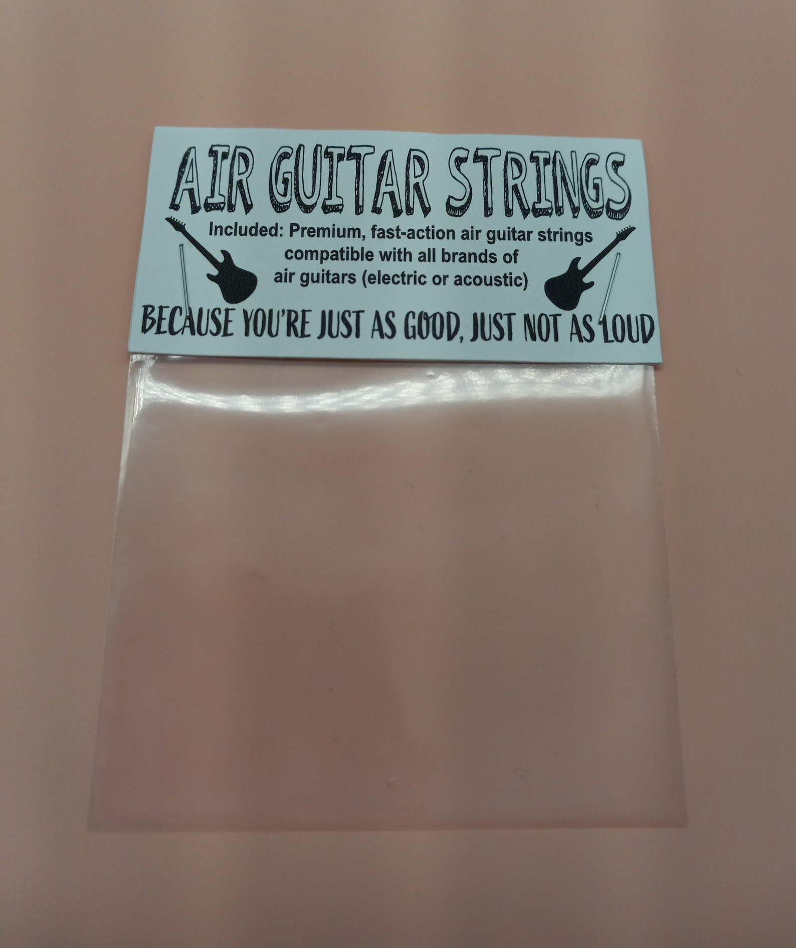 Air Guitar Strings Funny Gag Gifts; White Elephant; Novelty Gifts ...