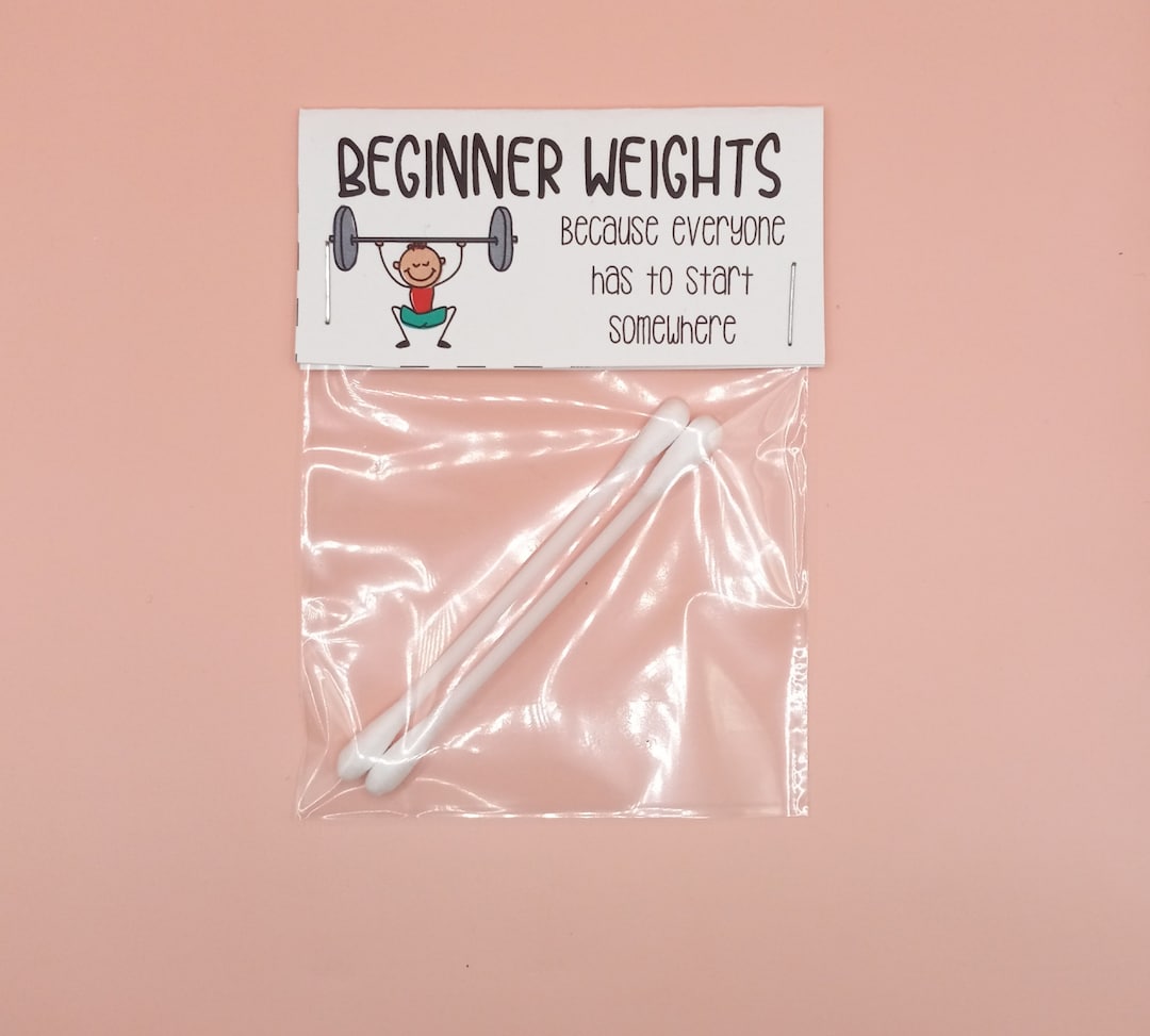 Beginner Weights Funny Gift, Gag Gifts, Cheap Prank Gifts, Novelty Gag ...