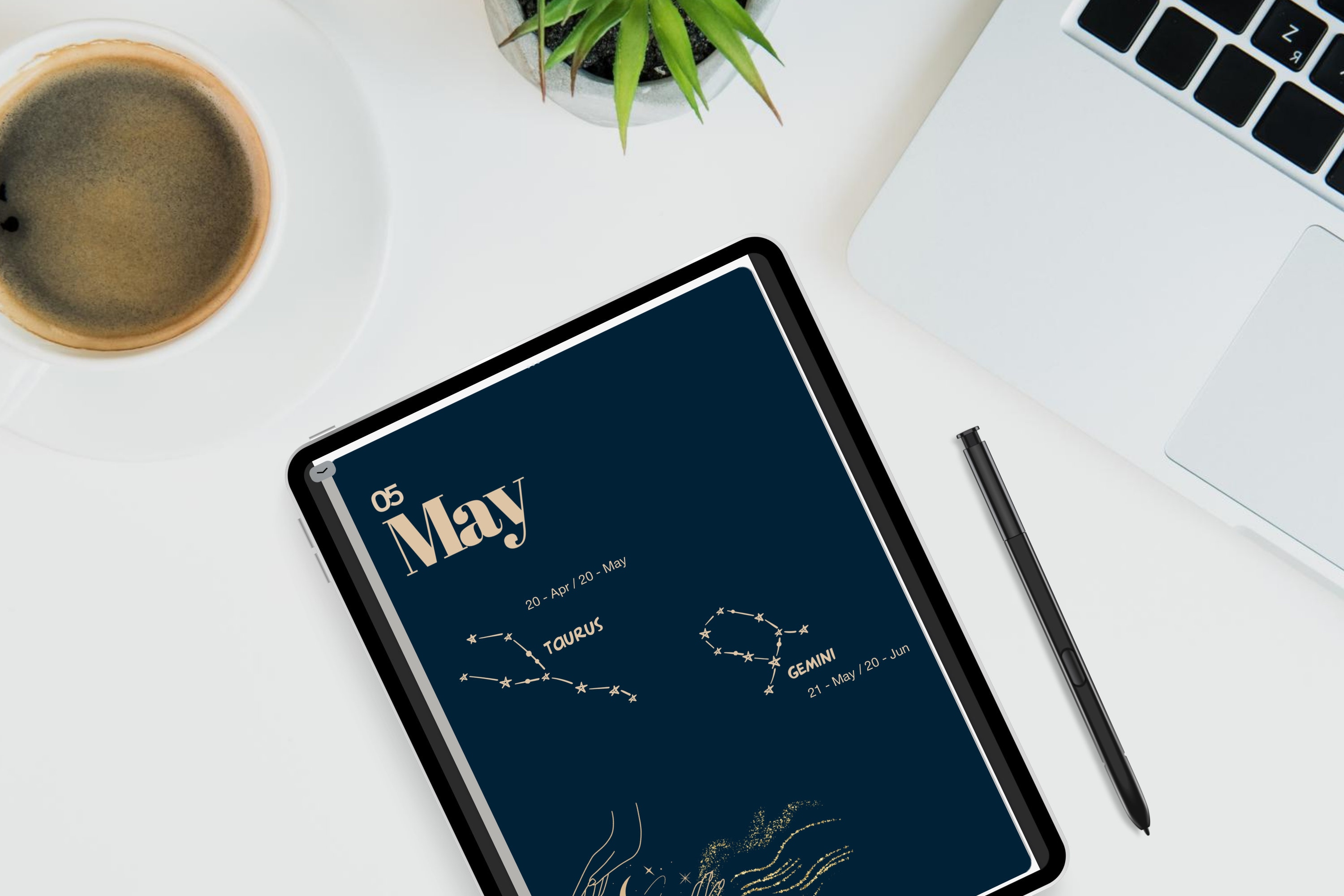 36 Digital Moon Covers, for Goodnotes or Notability, Notebook Covers ...