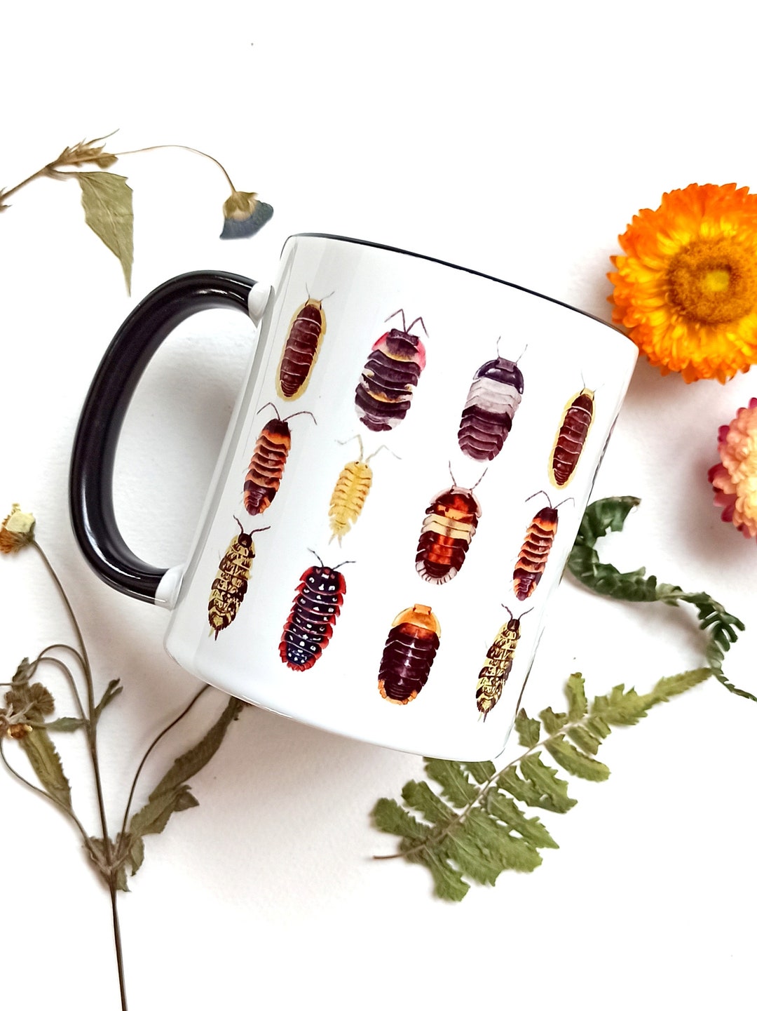 Isopod Mug: Entomology Gift, Insect Lover Coffee Cup - Etsy