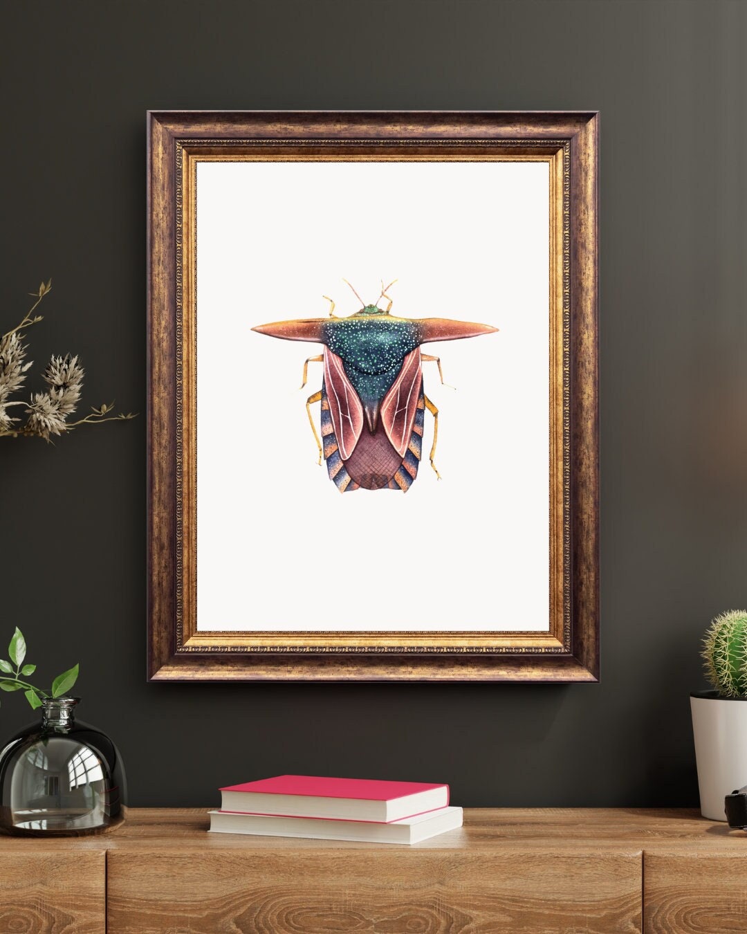 Beetle Art Print Insect Watercolor Painting Entomology Gift - Etsy