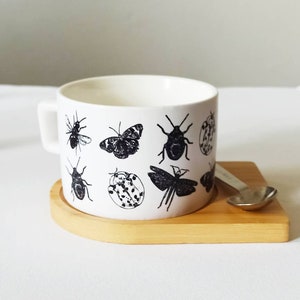 Insect Coffee Mug Beetle Ceramic Cup Teacher Gift | Etsy