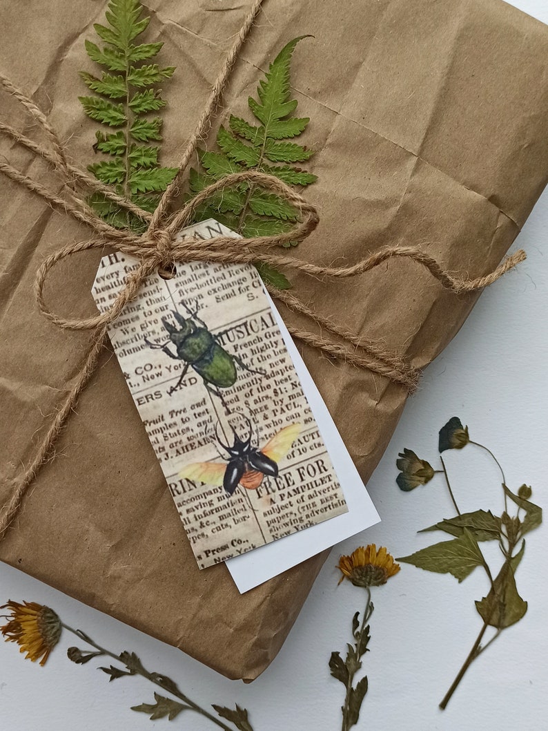 Gift Tags Digital Download Bugs and Butterflies Printable - Etsy