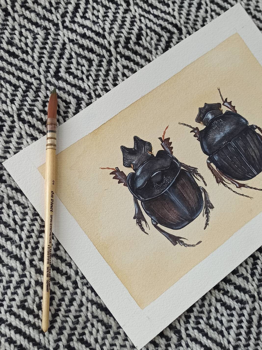 Insect Art Print of Green Beetle Entomology Gift Biology - Etsy